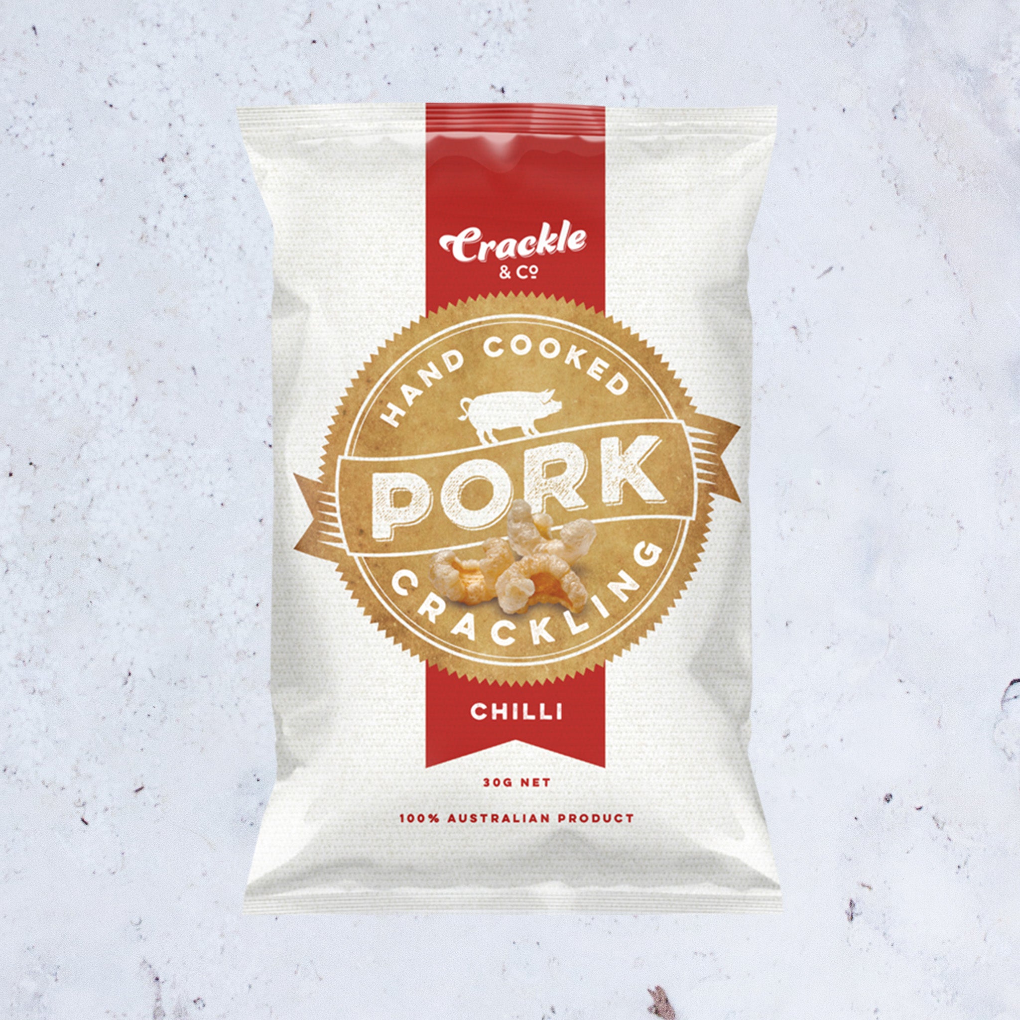 Chilli Pork Crackling 30g – Mercato Casalingo